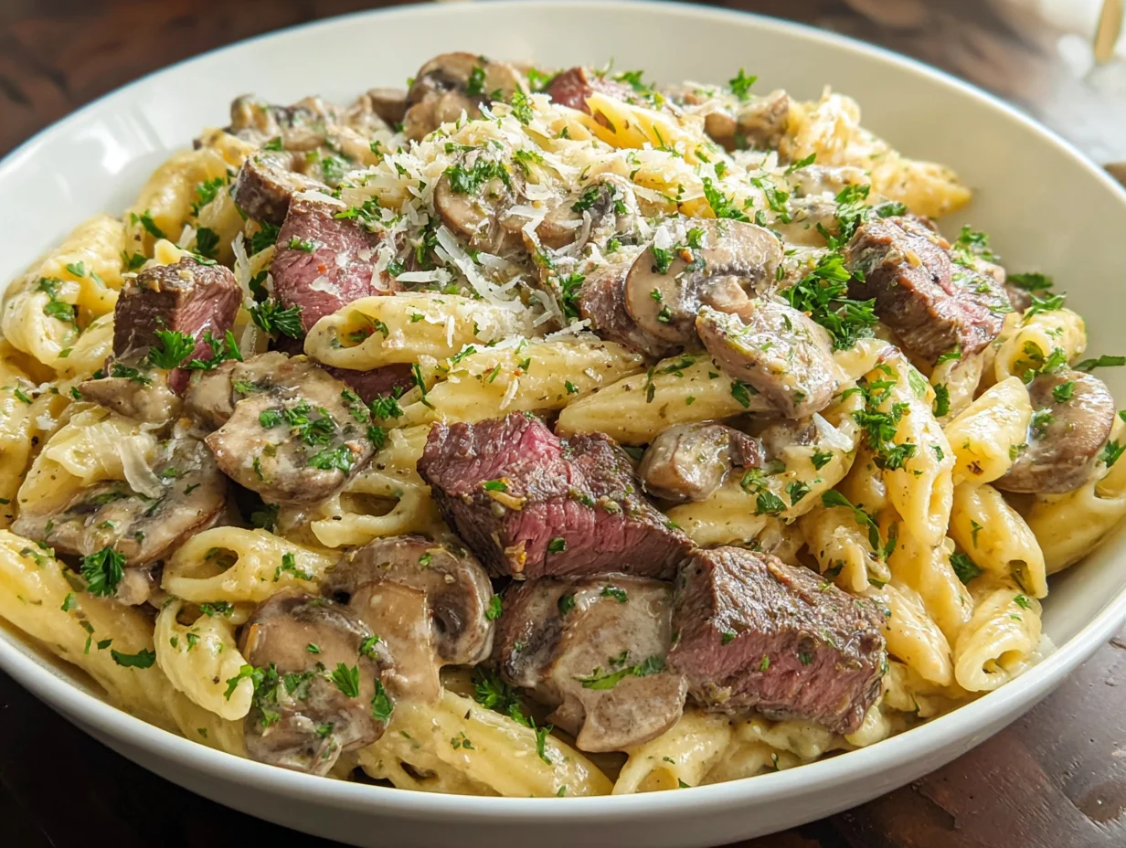 Creamy Prime Rib Pasta A Decadent Dinner Delight! - Dishes Tasty | Easy ...