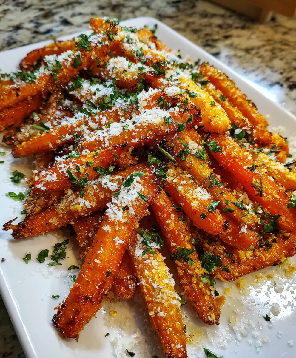 Crispy Parmesan Carrots - Dishes Tasty | Easy & Delicious Recipes