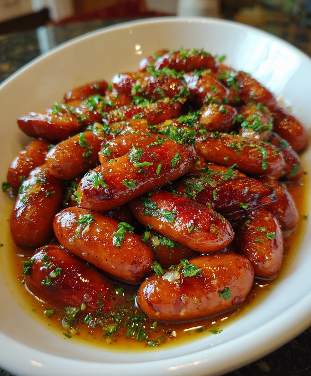 Hot Honey Garlic Lil Smokies - Dishes Tasty | Easy & Delicious Recipes